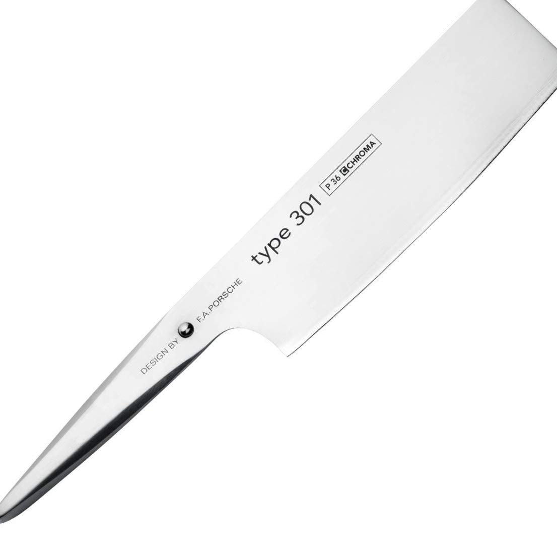 Chroma P36 7 in. Nakiri Knife, Japanese 301 Steel, Stainless Steel ...