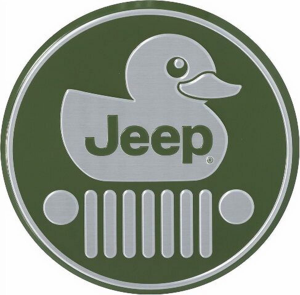 Chroma Graphics 041739 Jeep Rubber Duck with Grill Front Aluminum Decal ...