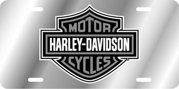 Chroma Graphics Harley Mirrored License Plate with Shield - Auto ...