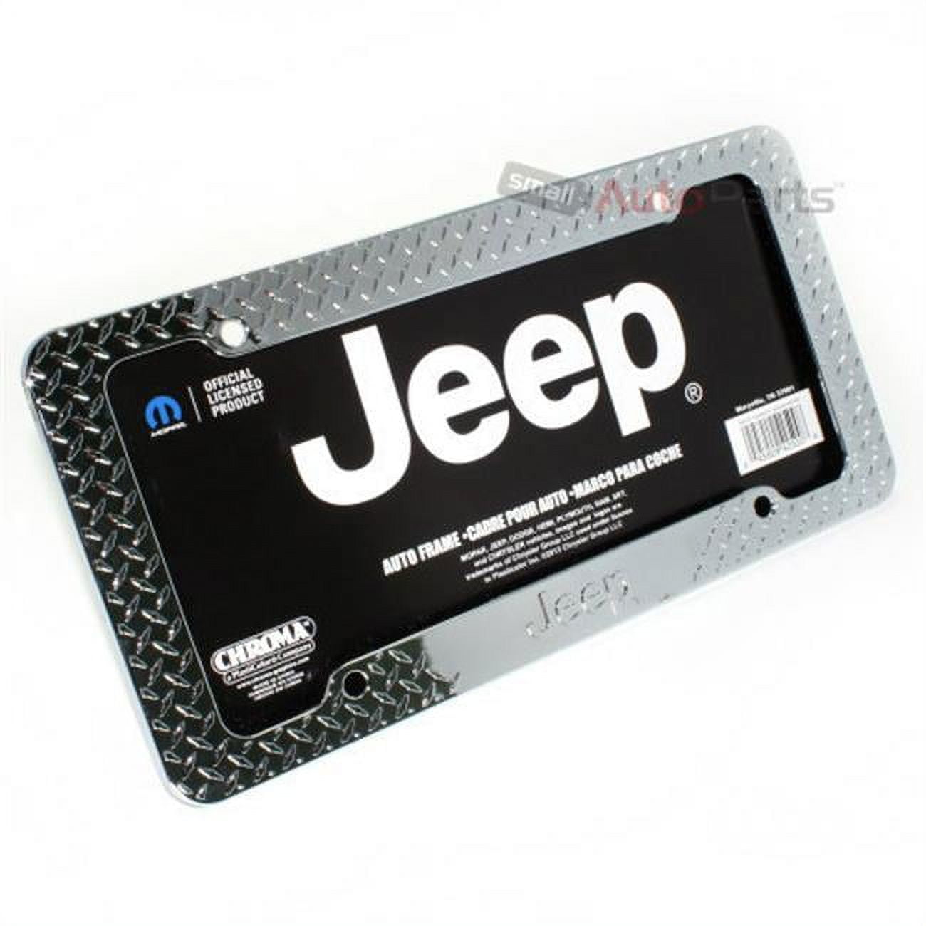 Chroma-Graphics Jeep Chrome License Plate Frame - Walmart.com