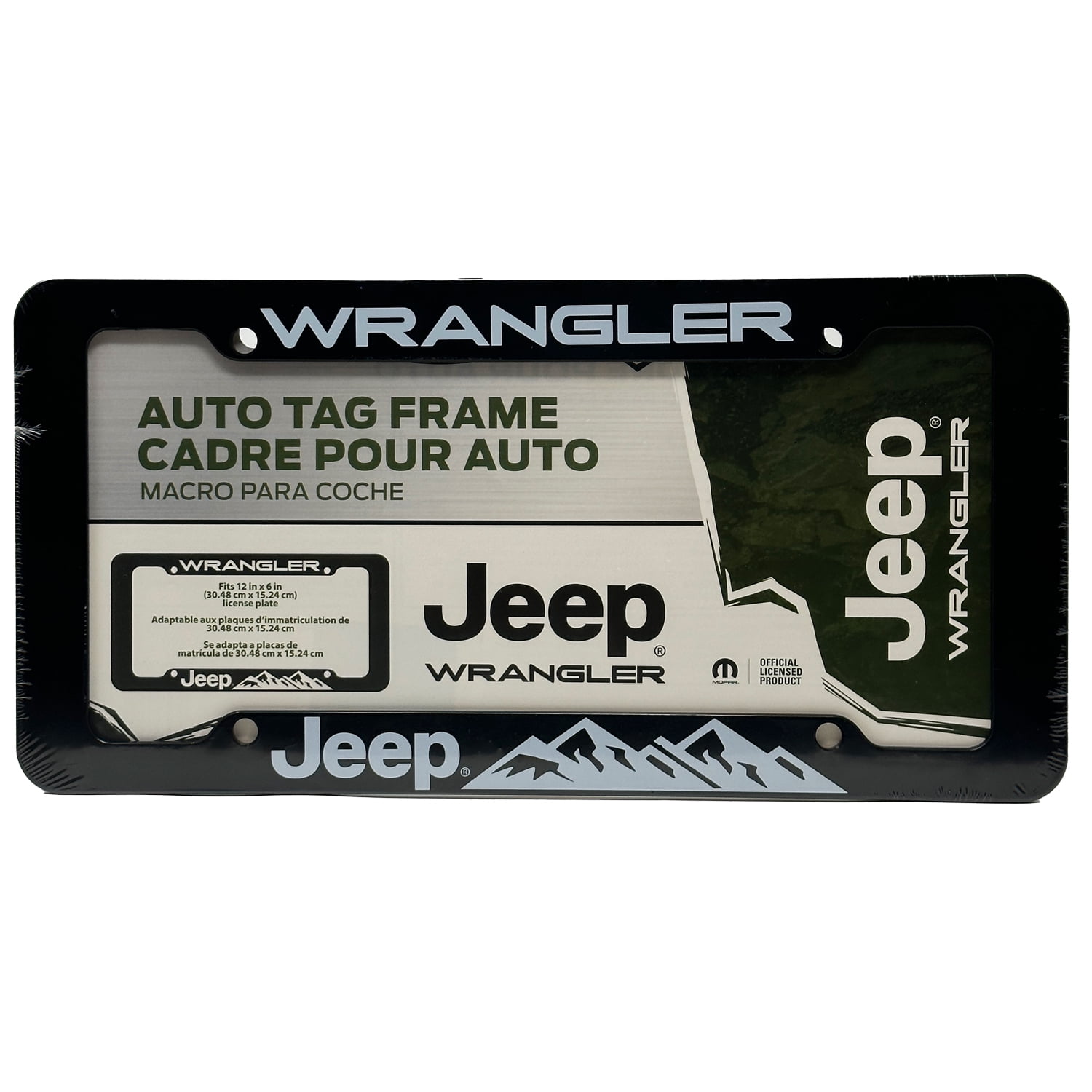 Chroma Jeep Wrangler License Plate Frame, Jeep Wrangler Accessories ...