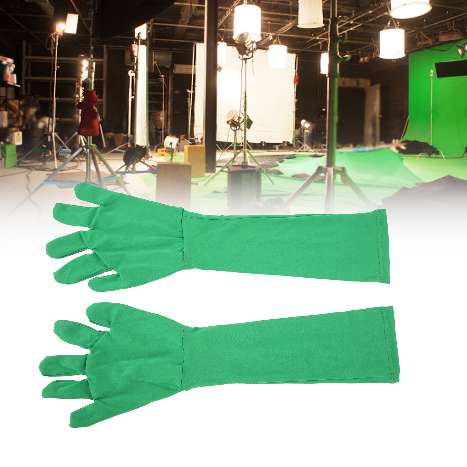 Chroma Key Green Gloves, Milk Silk, Universal Fit For Video Photo ...
