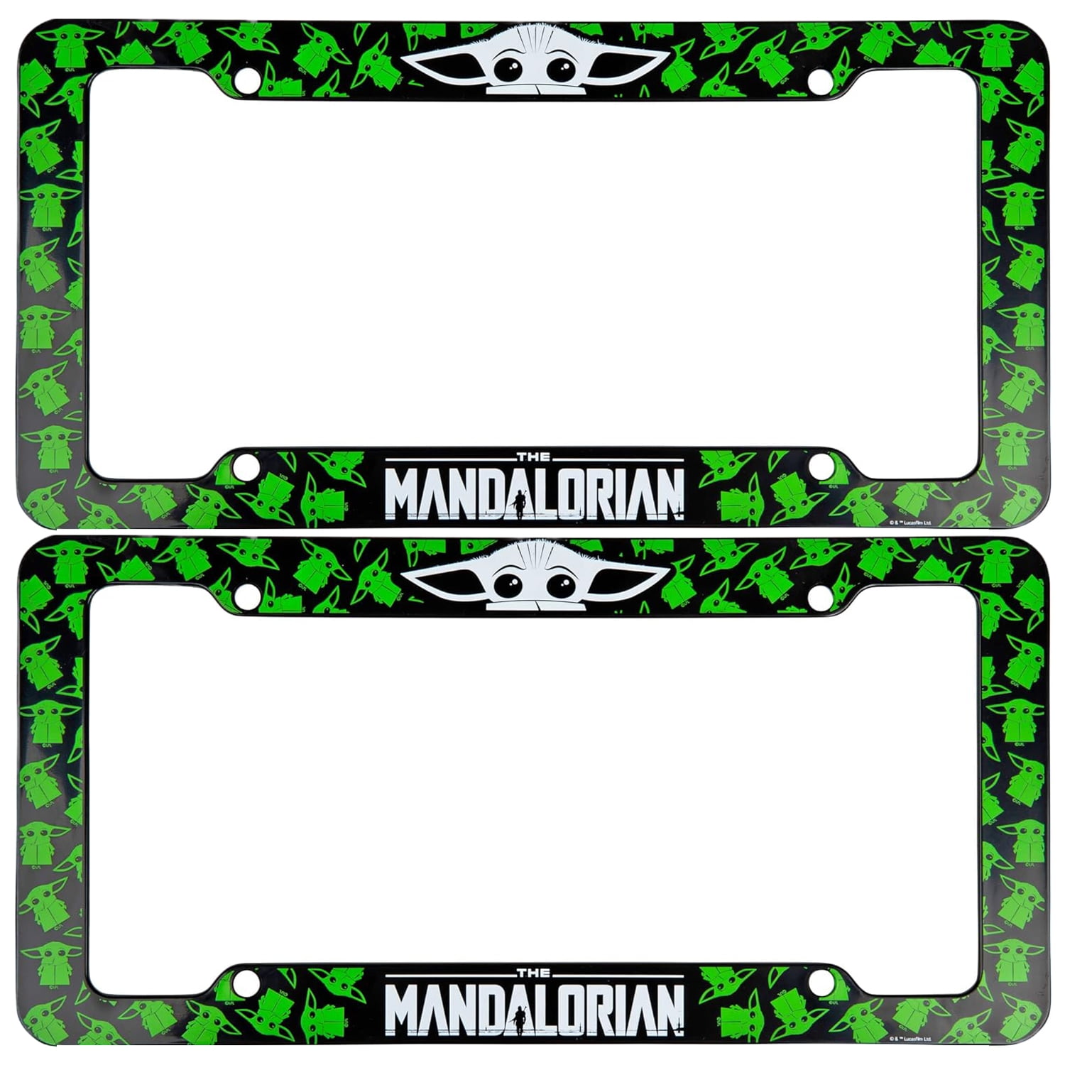 Chroma Mandalorian License Plate Frames: Plastic Car License Plate ...