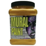 Chroma Mural Paint, 1/2 Gallon, Glam Rock Gold - Walmart.com