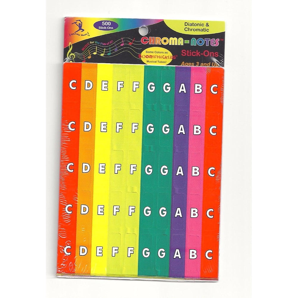 Chroma-Notes Stick-Ons - Walmart.com
