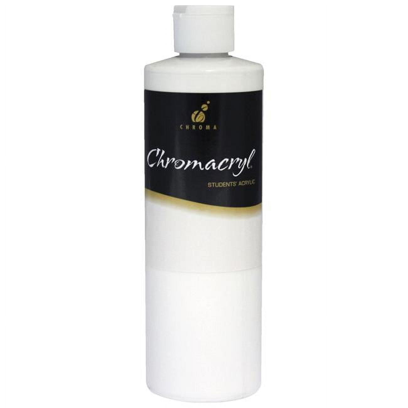 Chroma Premium Students Acrylic Paint, Pint, -Blockout White - Walmart.com