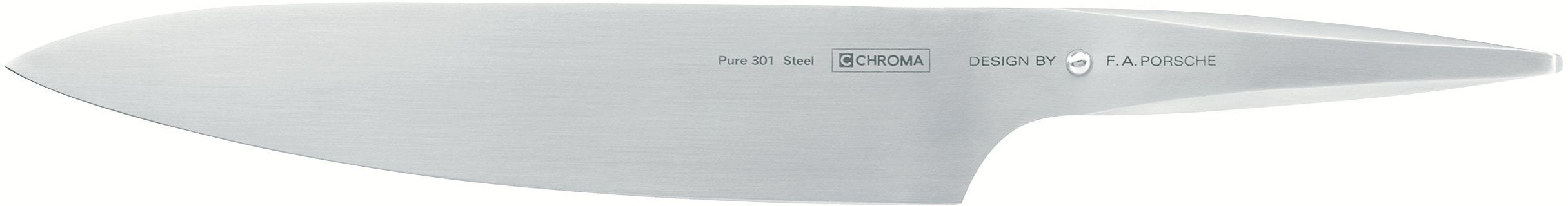 Chroma Type 301 Designed By F.A. Porsche 10 Inch Chef Knife P01, Silver ...