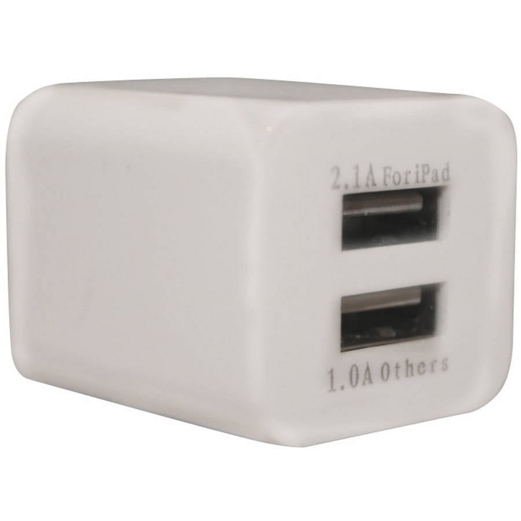 ChromaCast 12-Watt Dual USB Wall Plug Adapter - Walmart.com