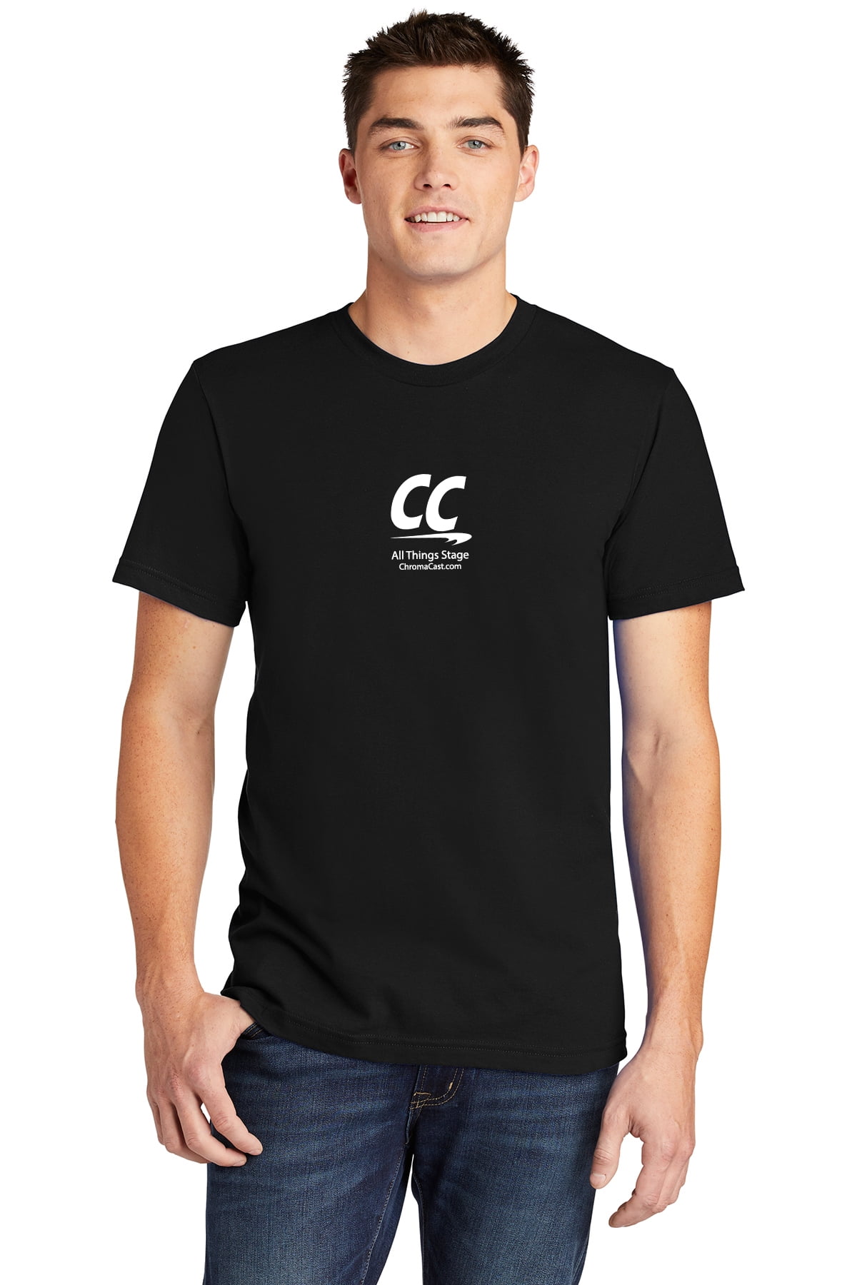 ChromaCast Logo Stamp Graphic T-Shirt, XXL - Walmart.com