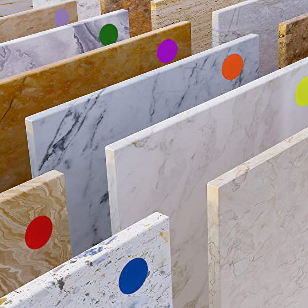 ChromaLabel 0.50 inch Metallic Color Code Dot Stickers, Assorted Gold ...