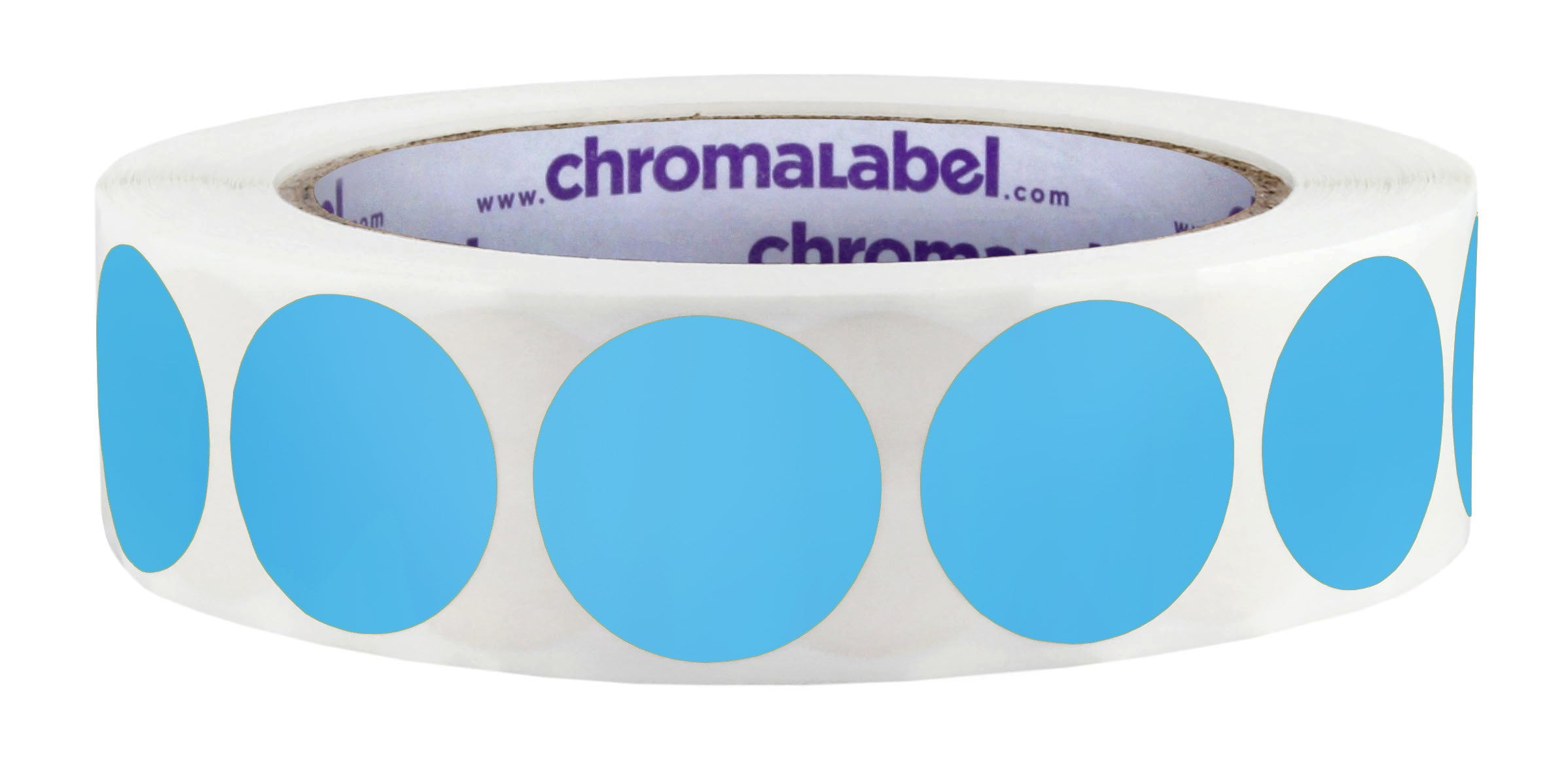 ChromaLabel 1 Inch Circle Sticker Labels, High Visibility Colored Dot ...