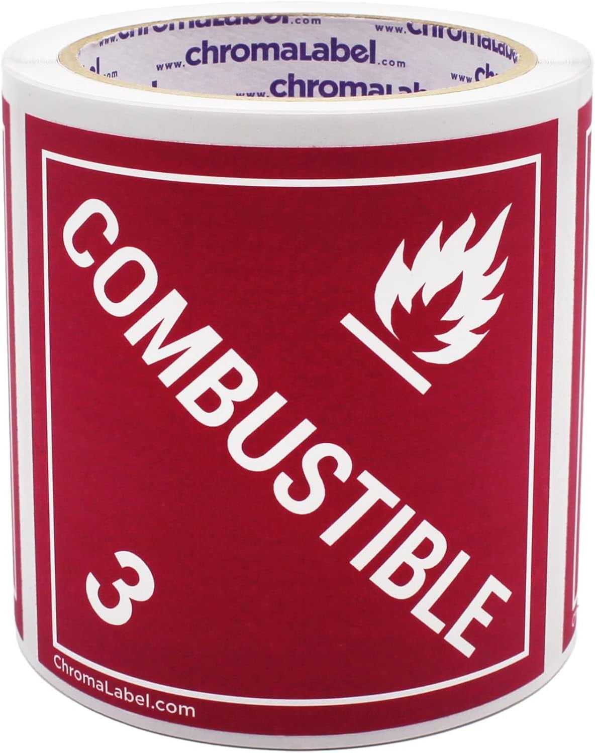 ChromaLabel 4 by 4 Permanent Durable Square D.O.T. Hazard Labels ...