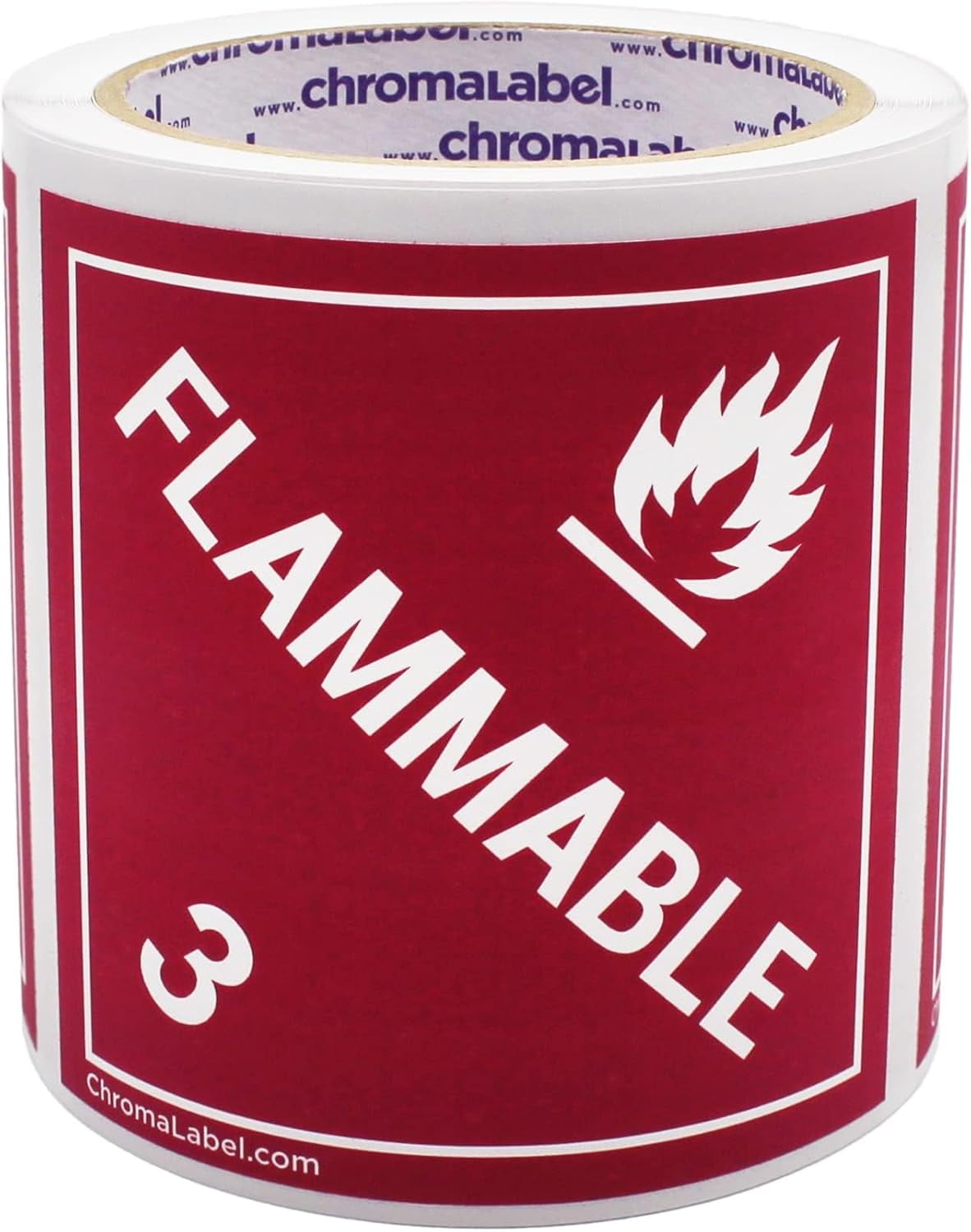 ChromaLabel 4 by 4 Permanent Durable Square D.O.T. Hazard Labels ...