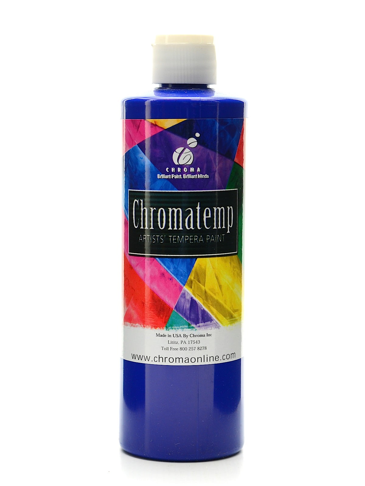 ChromaTemp Artists' Tempera Paint blue, 16.9 oz. (pack of 3) - Walmart.com