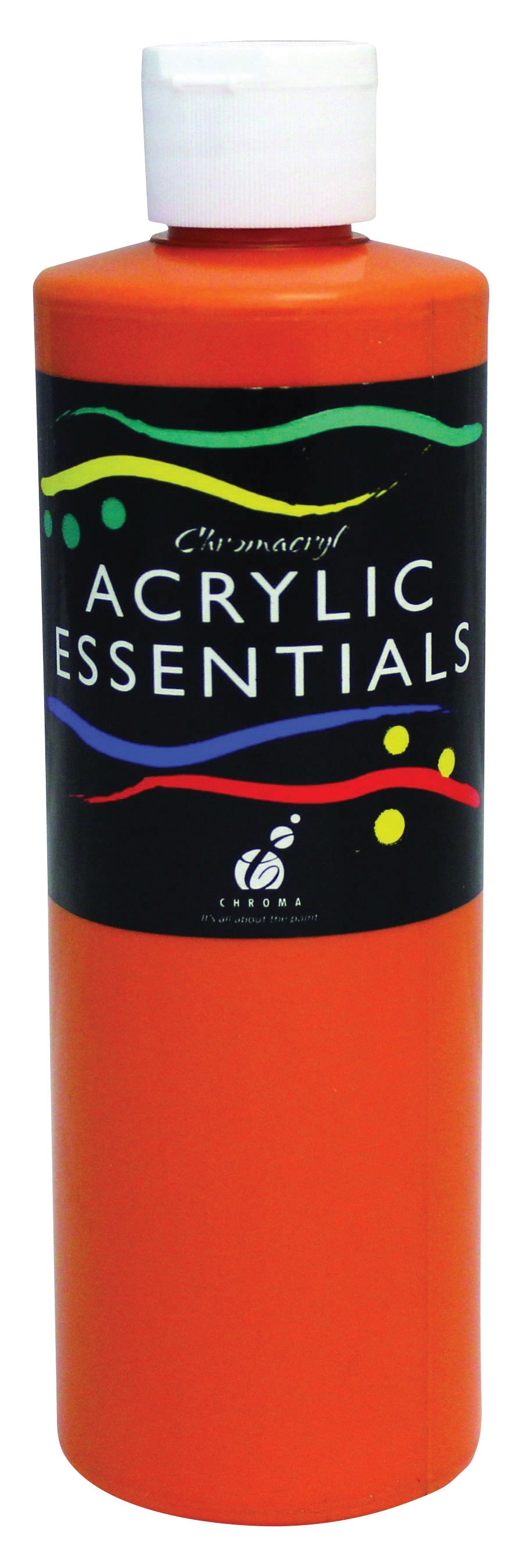 Chromacryl Acrylic Essentials, Pint, Orange - Walmart.com