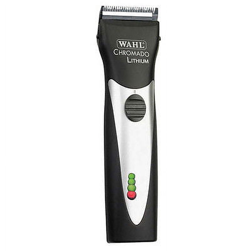 Chromado Quiet Cordless Lithium Black Clipper Kit Includes 6 Guide ...