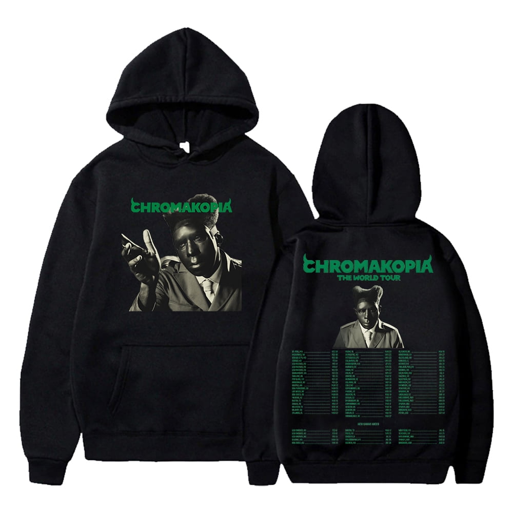 Chromakopia Tour Hoodie Music Album Merch Long Sleeve Streetwear Women ...