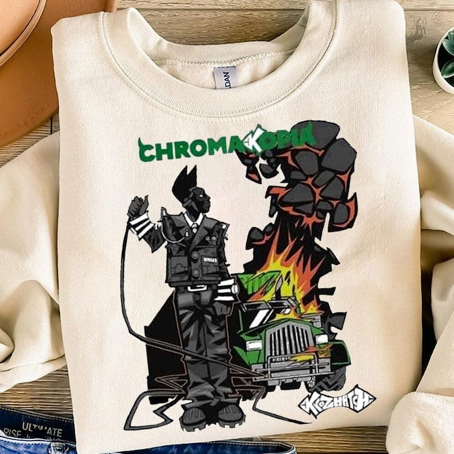 Chromakopia Tyler The Creator Art Sweatshirt, Hip Hop Concert Apparel ...