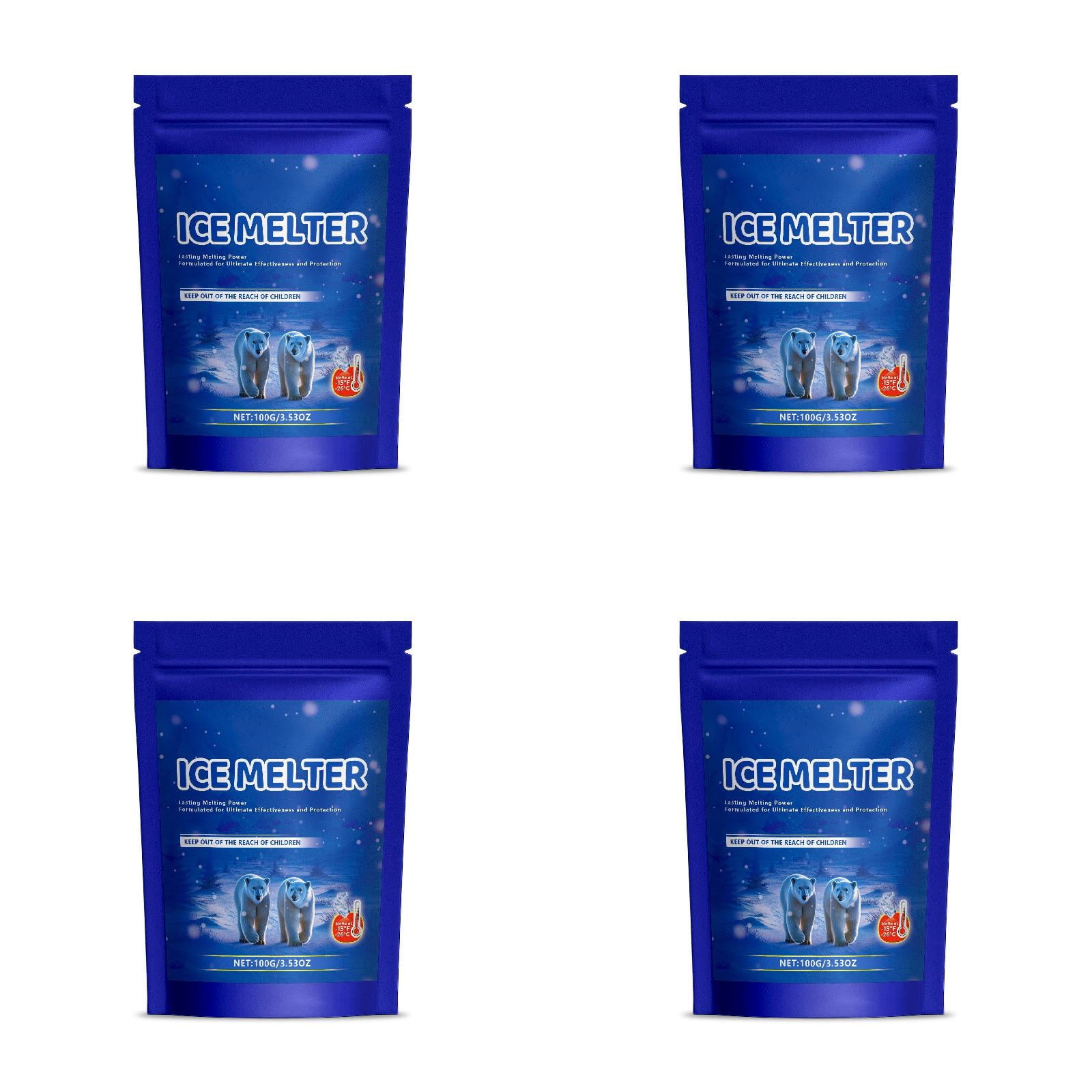 Chromalune Concrete Safe Ice Melt - Fast Acting Deicer for Sidewalks ...