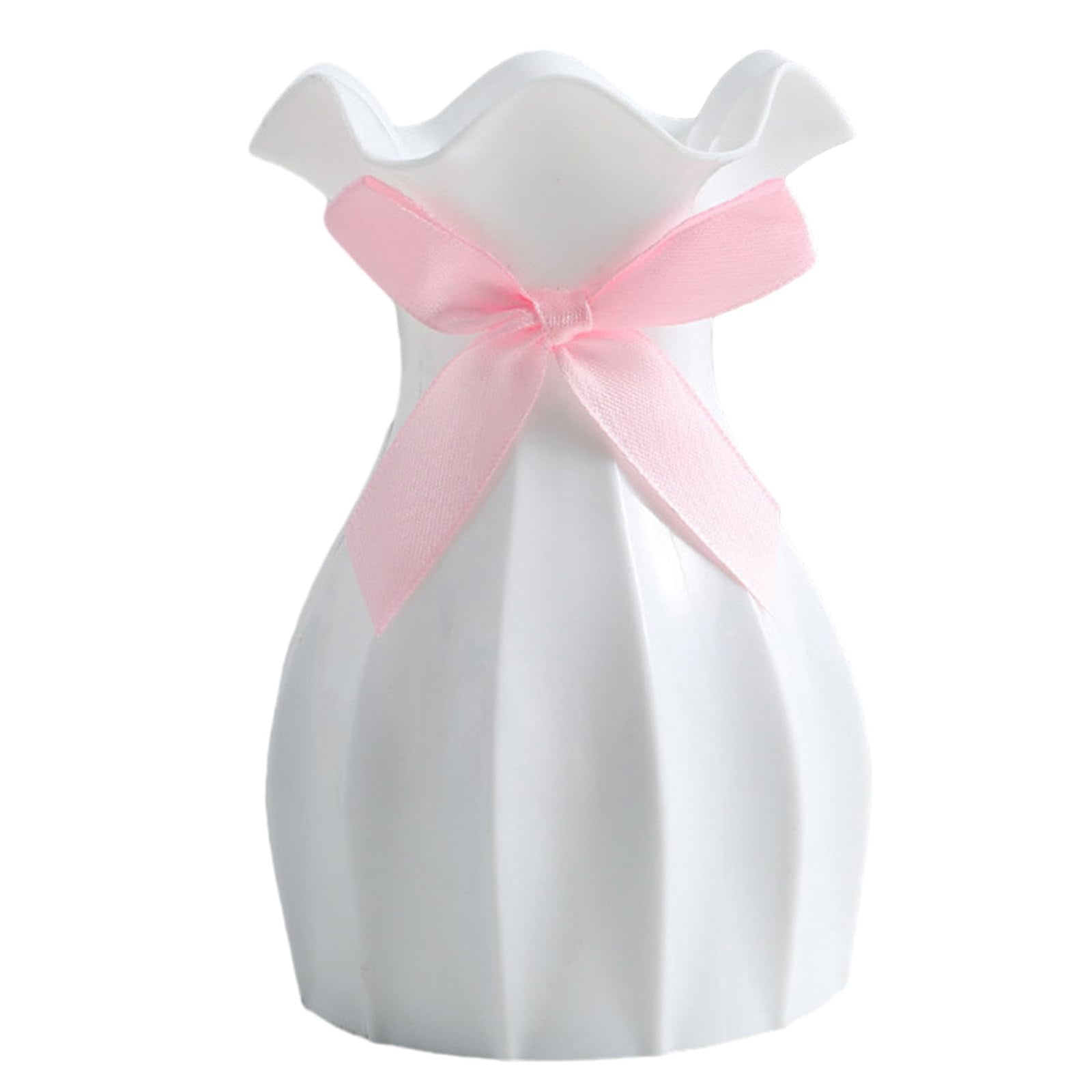 Chromalune Crystal Clear Plastic Vase Non-Toxic Material Scandinavian ...