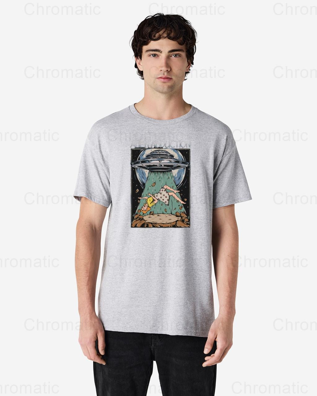 Chromatic Alien Abduction Extraterrestrial Encounter T Shirt, for men ...