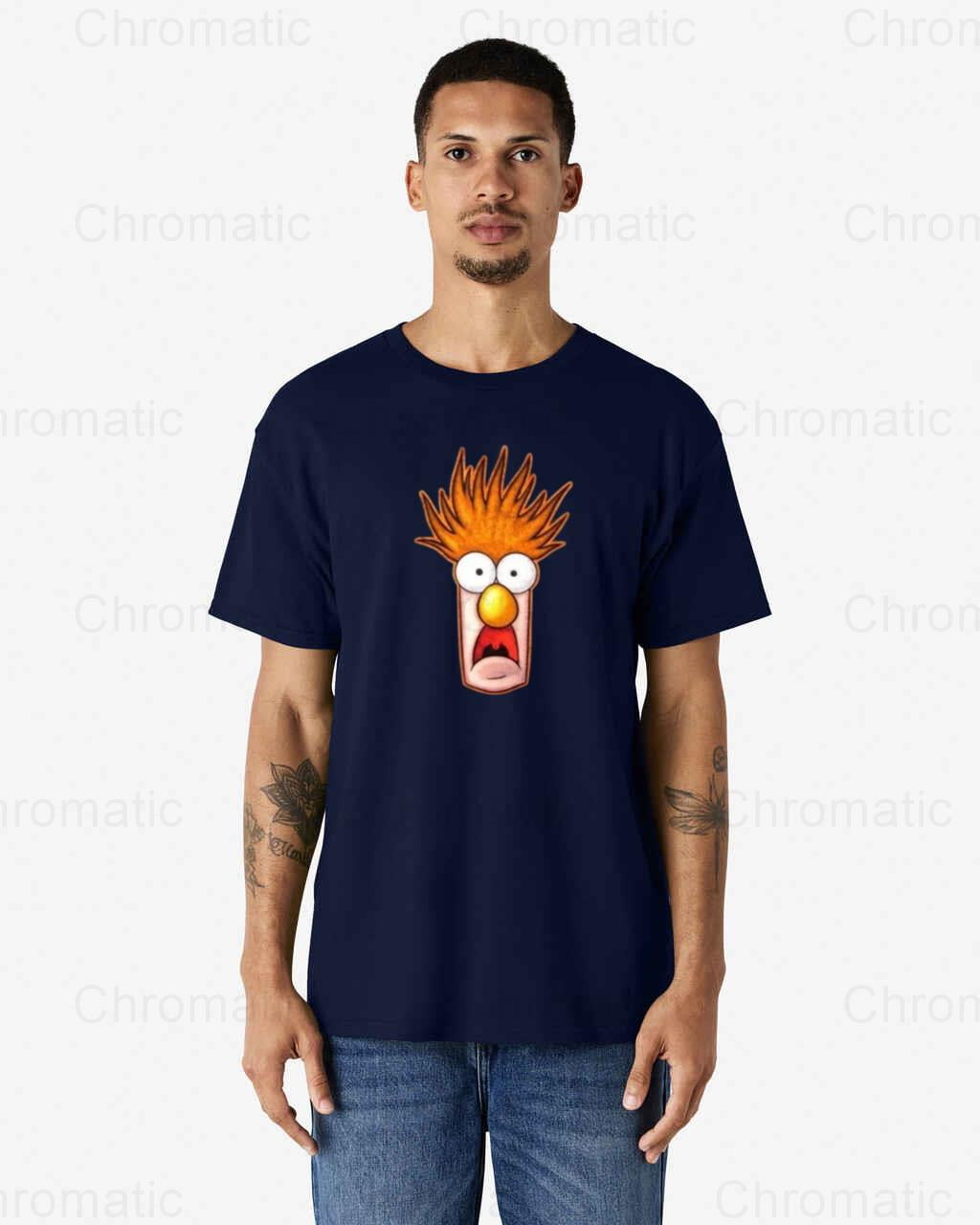 Chromatic Beaker Big Face Funny Muppets Character T Shirt, for men ...