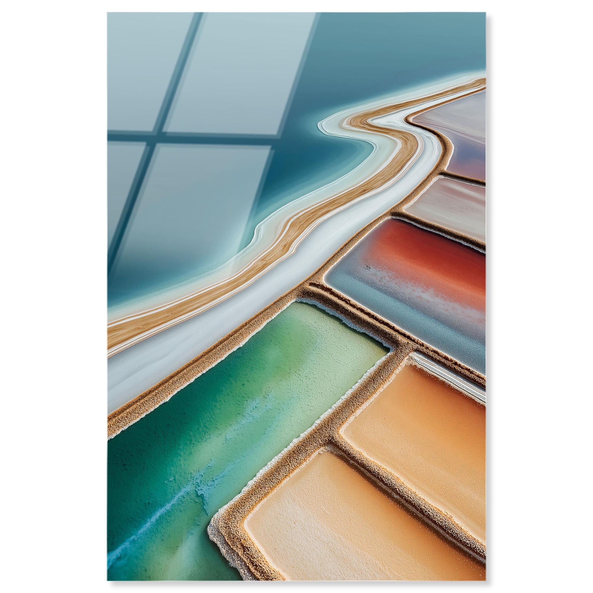 Chromatic Fields II Acrylic Print Living Room Wall Art by Art Remedy ...