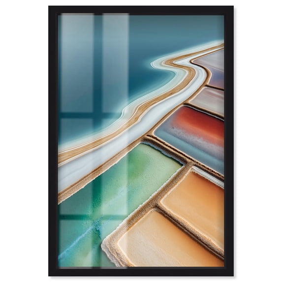 Chromatic Fields II Shadowbox Print Living Room Wall Art by Art Remedy ...