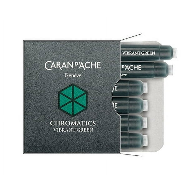Chromatic Fountain Pen Cartridge, Vibrant Green, Box of 6 - Walmart ...