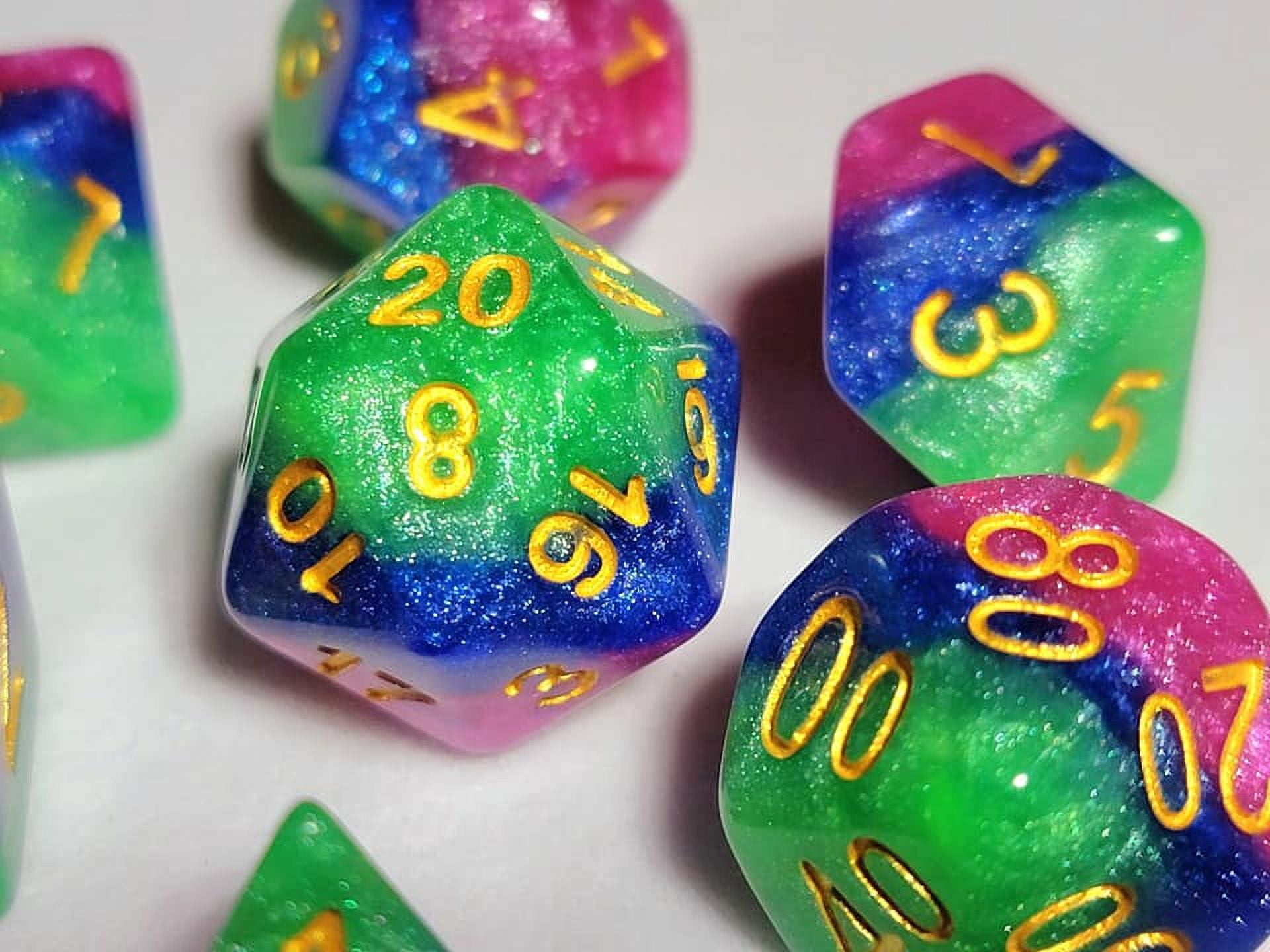 Chromatic Orb DnD Dice Set | Dungeons and Dragons | Dice Set ...