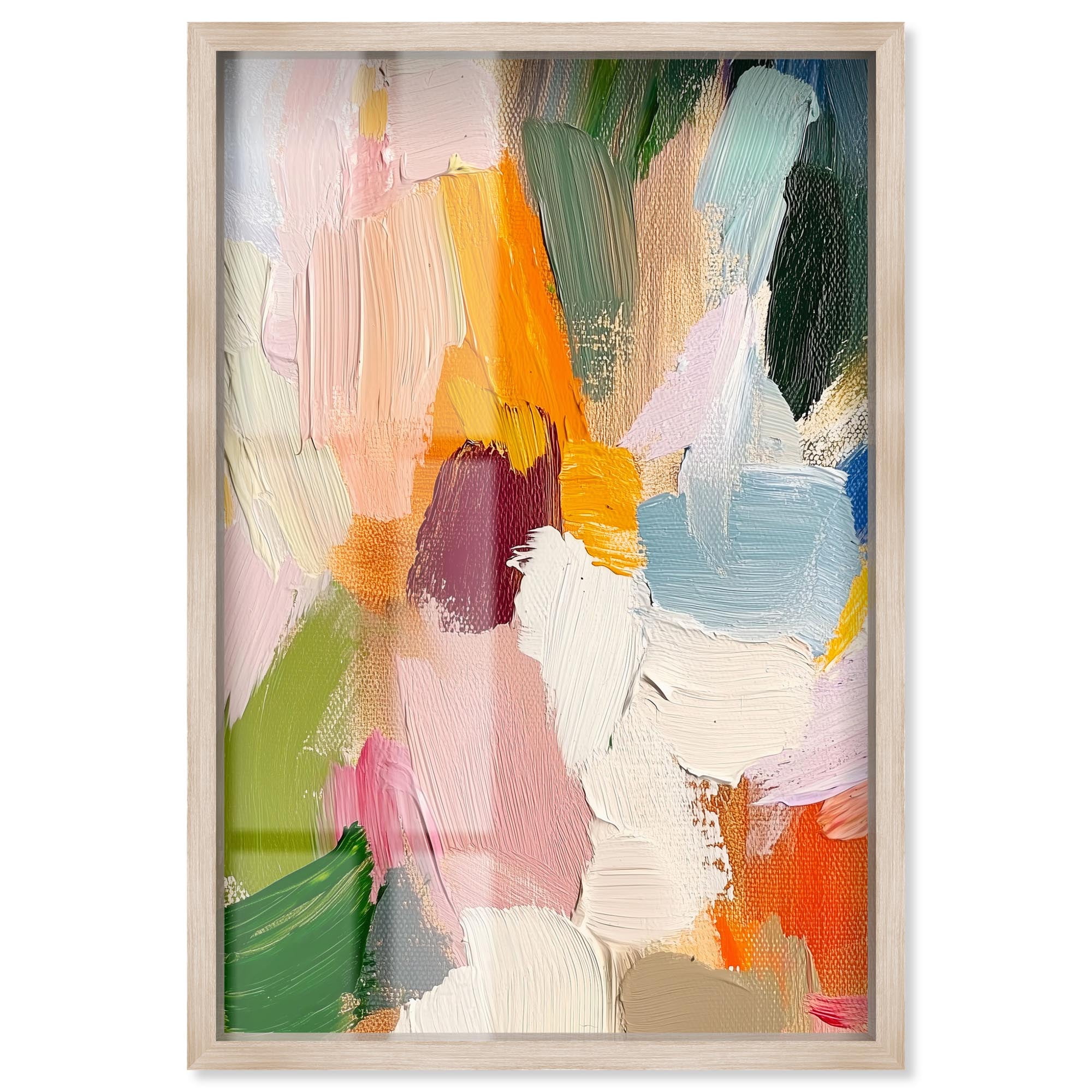 Chromatic Surge IV Shadowbox Print Colorful Abstracts by Art Remedy ...