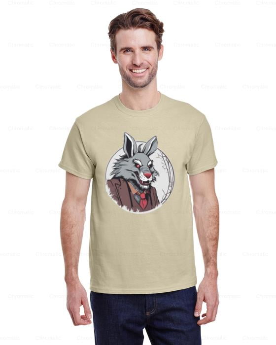Chromatic Werewolf Rabbit Halloween Spooky T Shirt, for men & women, up ...