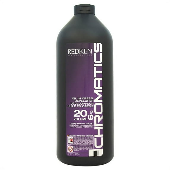 Redken Chromatics Prismatic Hair Color Oil in Cream Developer, 20 Vol 6 ...