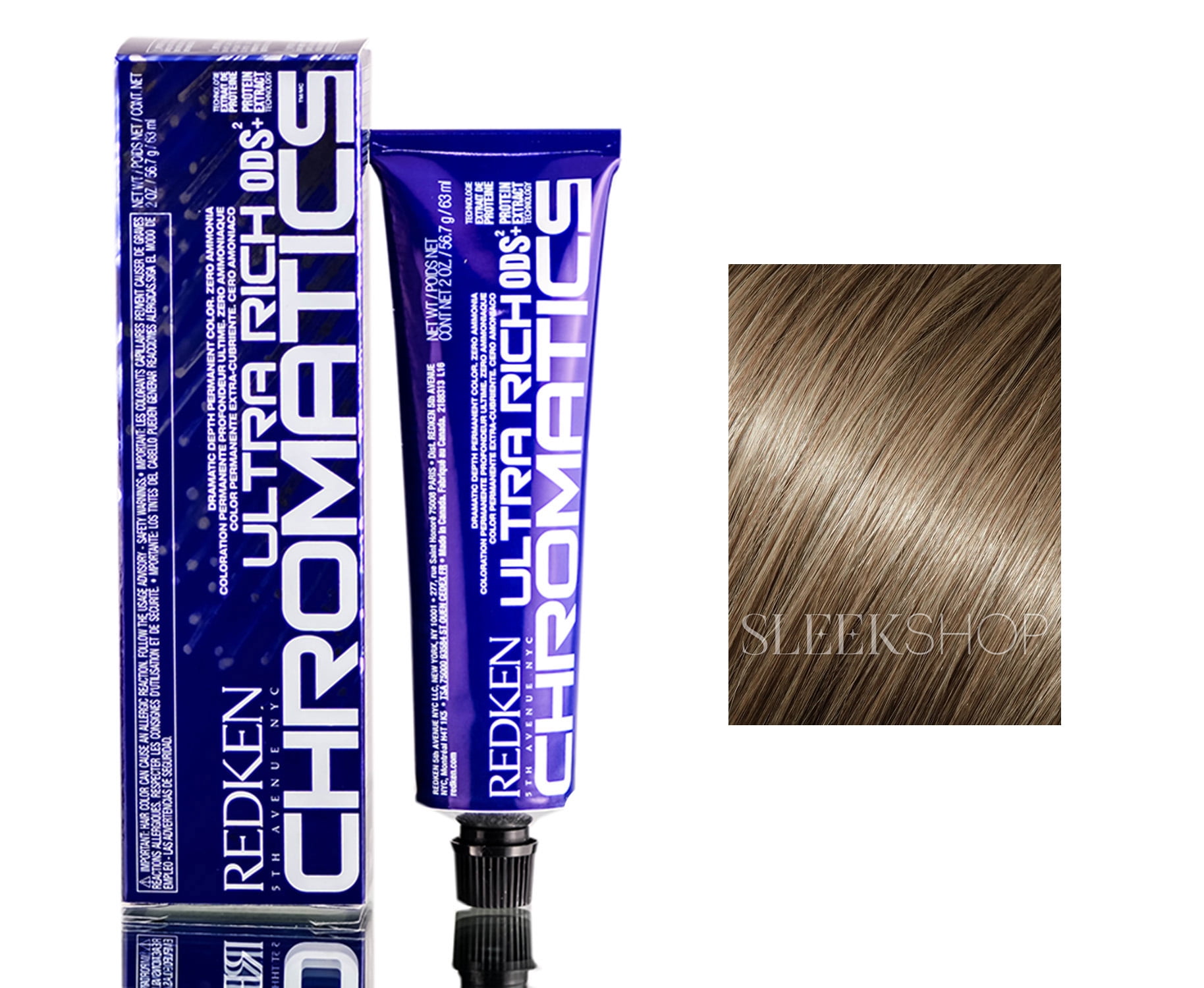Redken Chromatics Ultra Rich Hair Color 8Na - 8.01 - Natural Ash, 2 Oz ...
