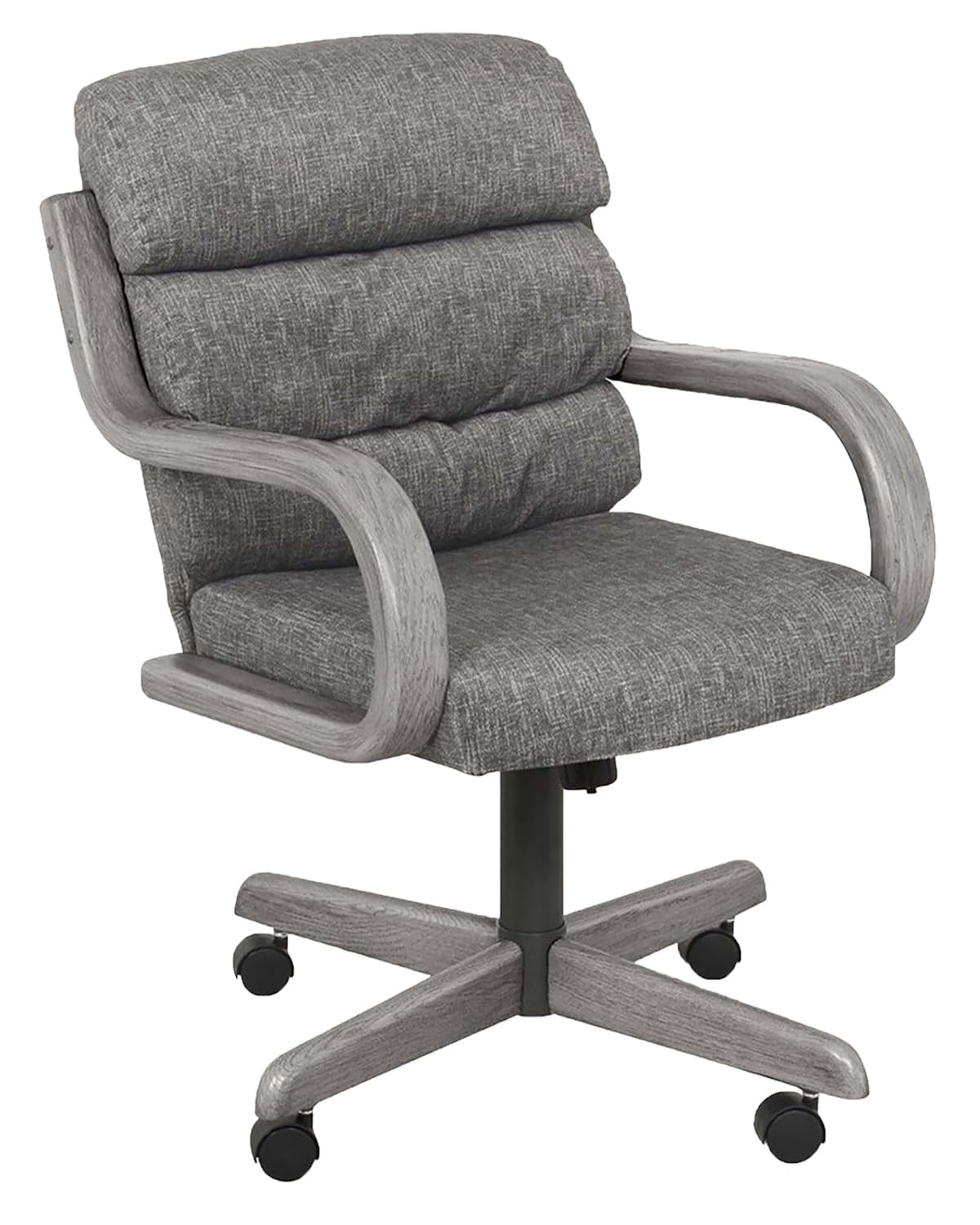 Chromcraft Douglas 4 Set Classic Swivel Tilt Dining Chairs with Rollers ...