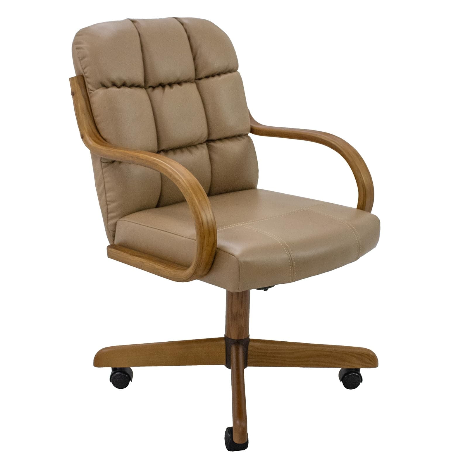 Chromcraft Douglas 4 Set of Classic Caster Swivel Tilt Dinning Chairs ...