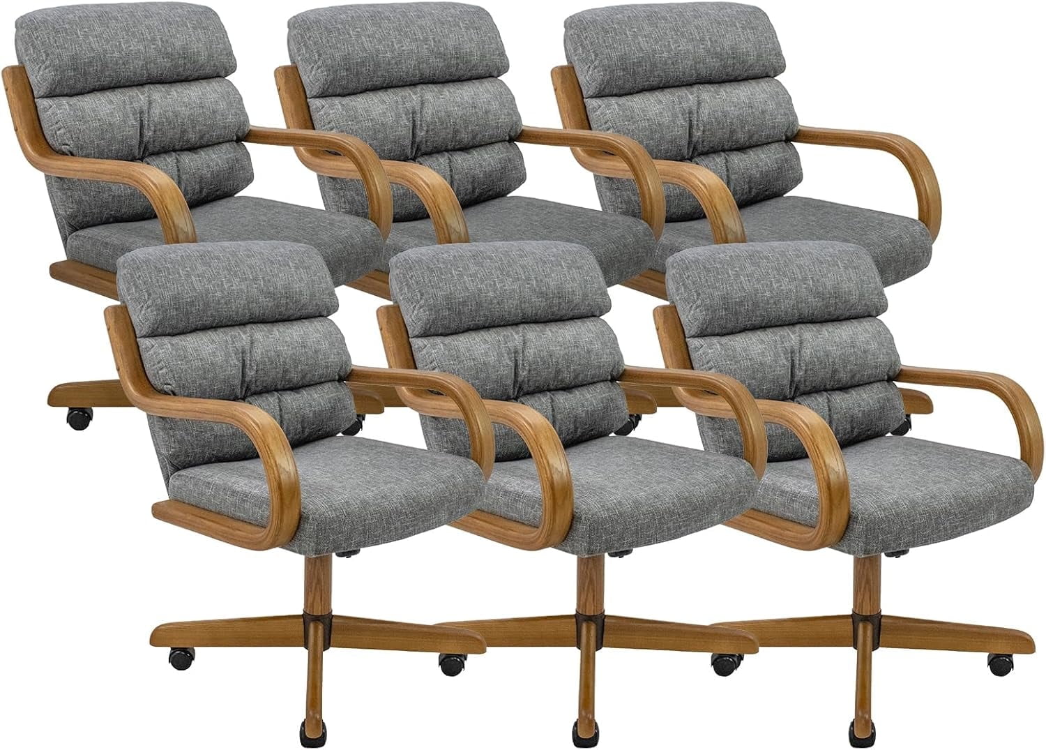 Customer reviews for Chromcraft Douglas 6 Set Casual Dining Chairs ...