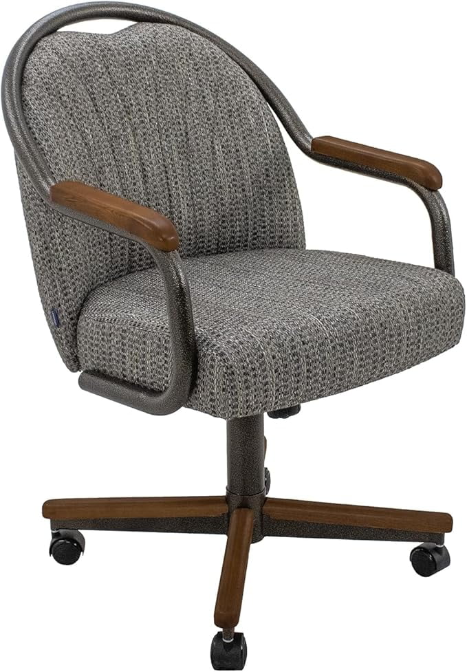 Chromcraft Set of 1 Kitchen Dining Chairs Swivel-Tilt Caster Dining ...