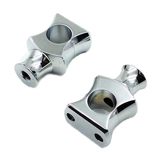 Chrome 1" 25mm Motorcycle Handlebar Riser for Harley Springer Bobber ...