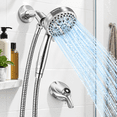 Chrome 10-Spray Mode Handheld Shower Head with Magnetic Holder and 59 ...