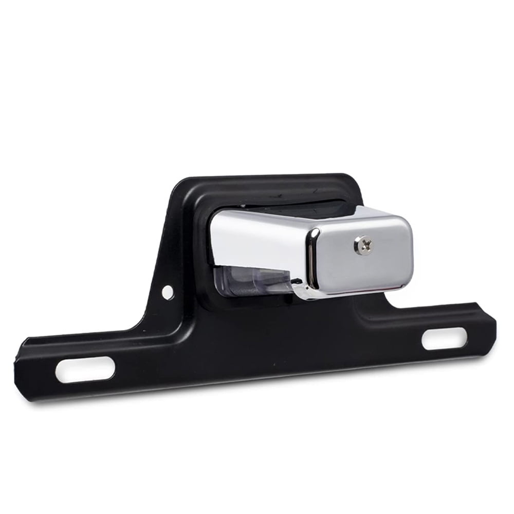 Chrome 12V DC Bracket-Mount LED License Plate Light For Trailer UTV ATV ...