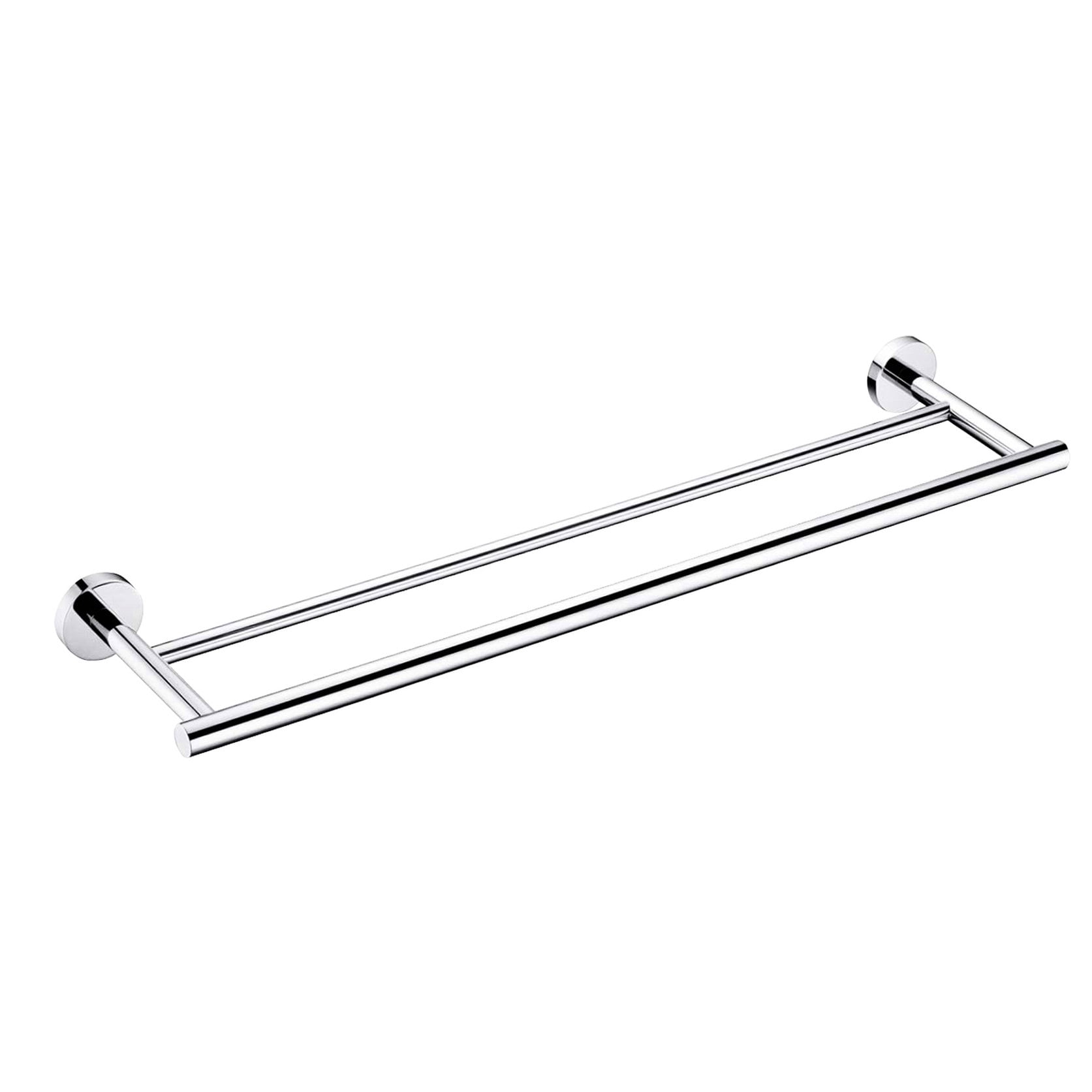 Chrome 23.6'' Wall Mounted Towel Bar of Stainless Steel | Smooth ...