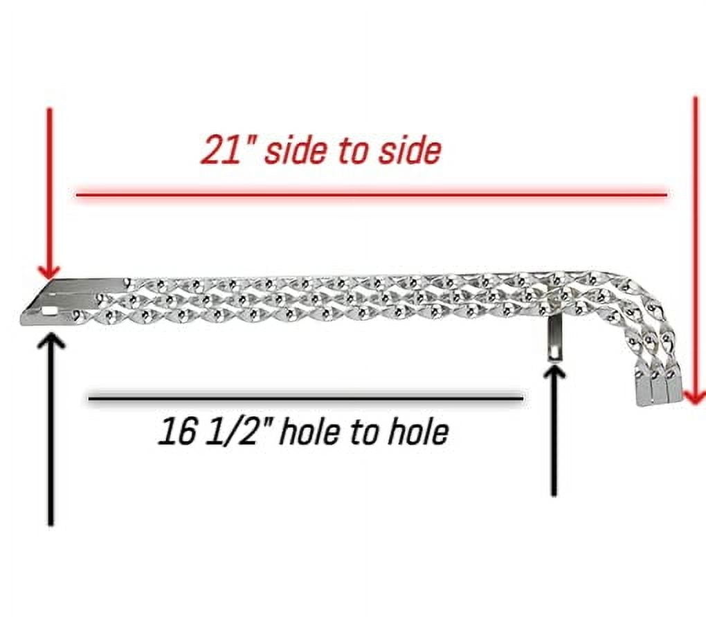 Chrome 26" Triple Flat Twisted Bike Chain Guard. Bike Chain Guard ...