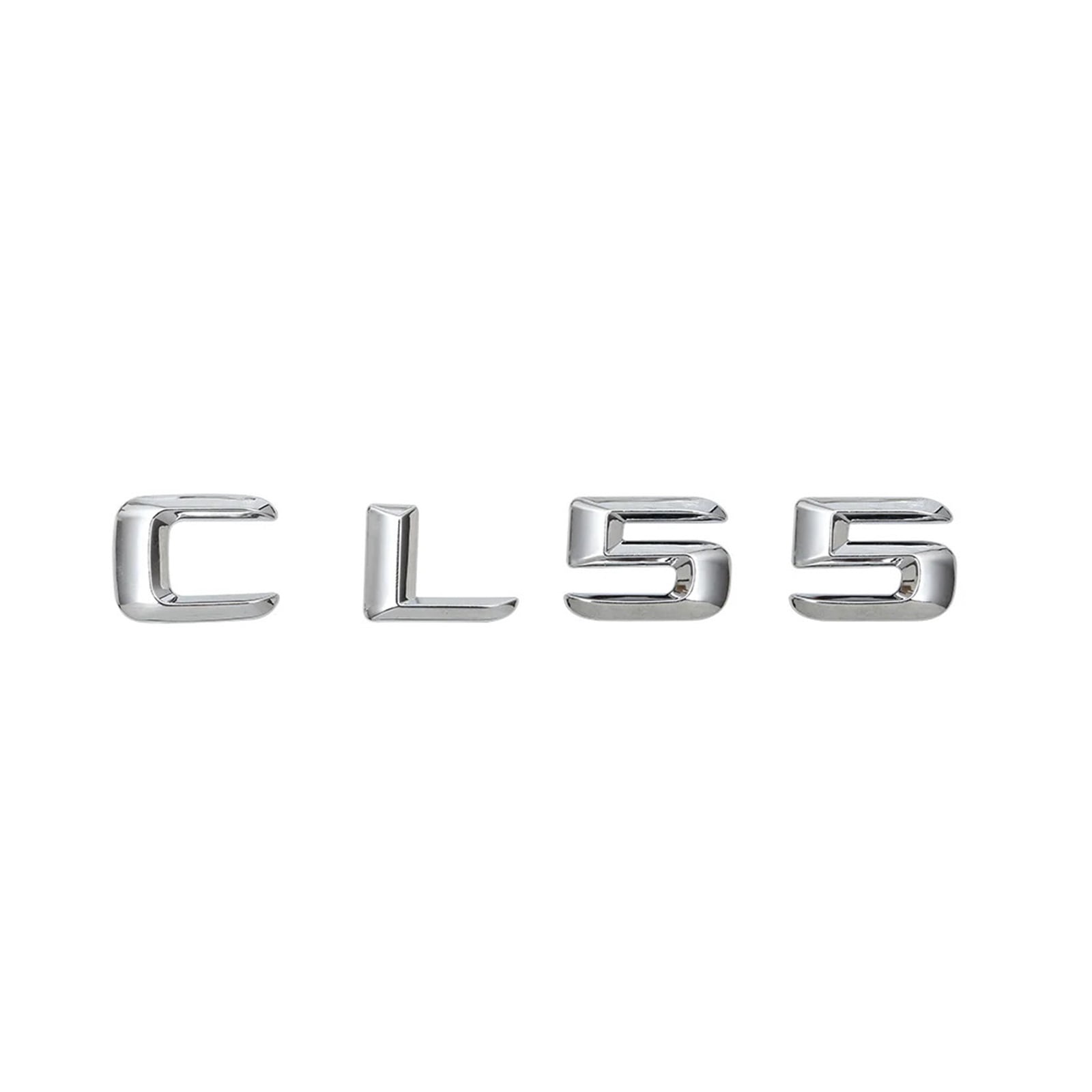 Chrome 3D ABS Plastic Car Trunk Rear Letters Words Badge Emblem Decal ...