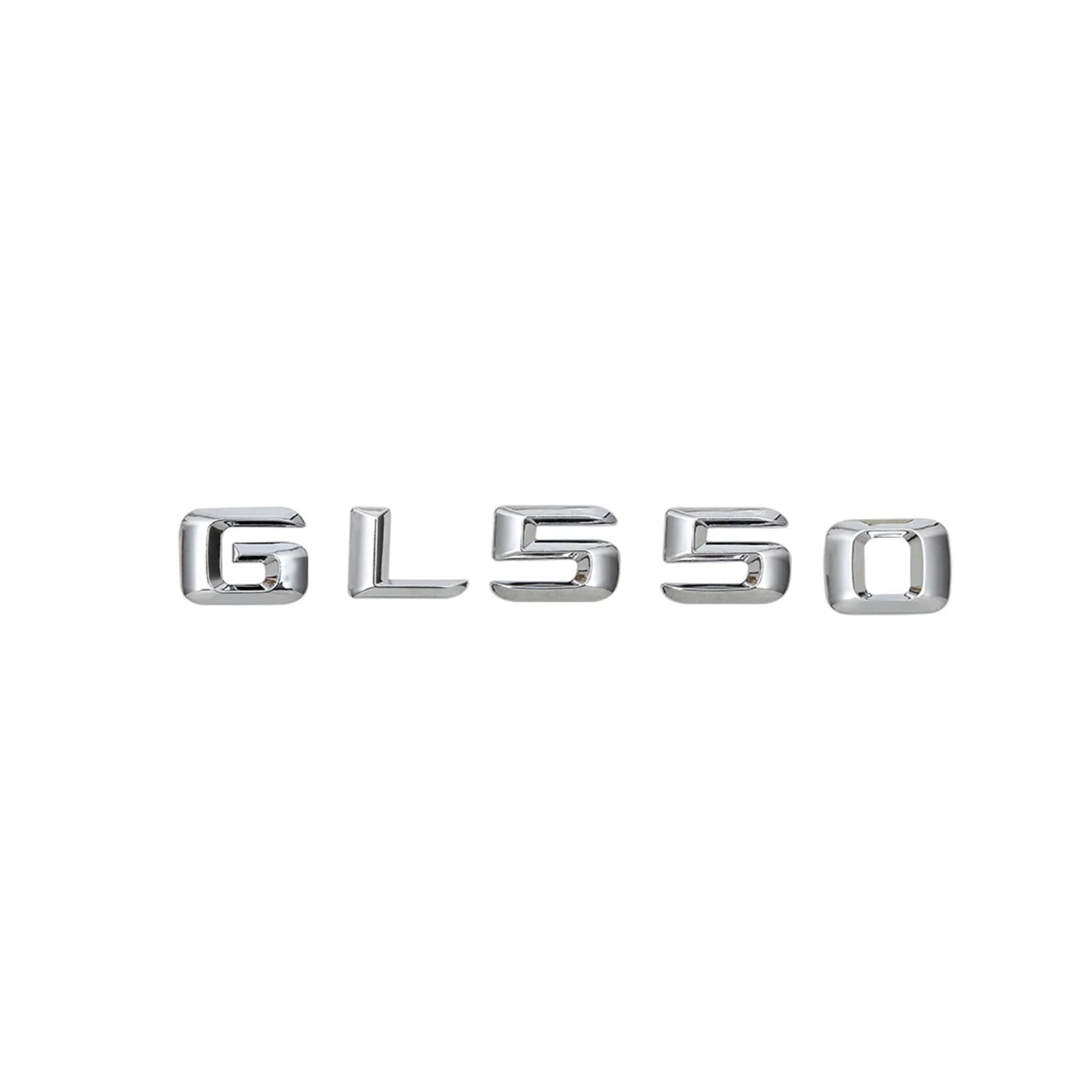 Chrome 3D ABS Plastic Car Trunk Rear Letters Words Badge Emblem Decal ...