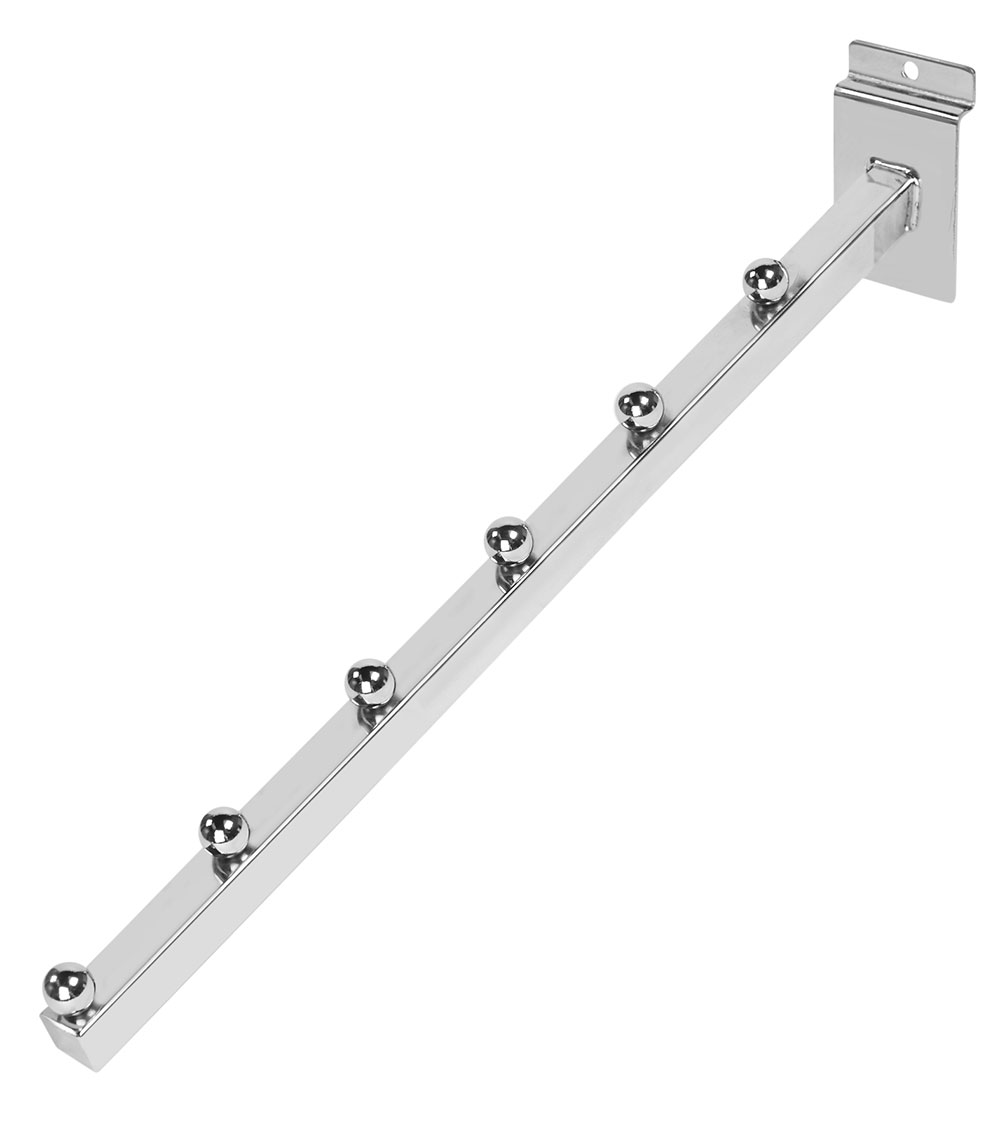 Econoco - SW681/C - Chrome U-Shaped Round Tubing Hangrail for Slatwall ...