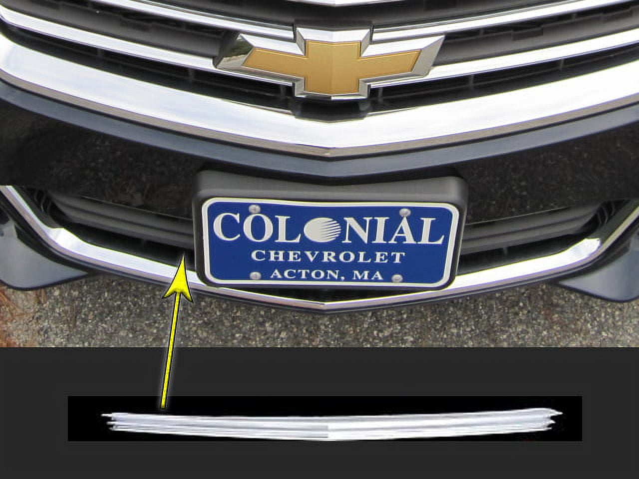 Chrome ABS plastic Grille Overlay 1Pc Fits 2014-2020 Chevy Impala ...