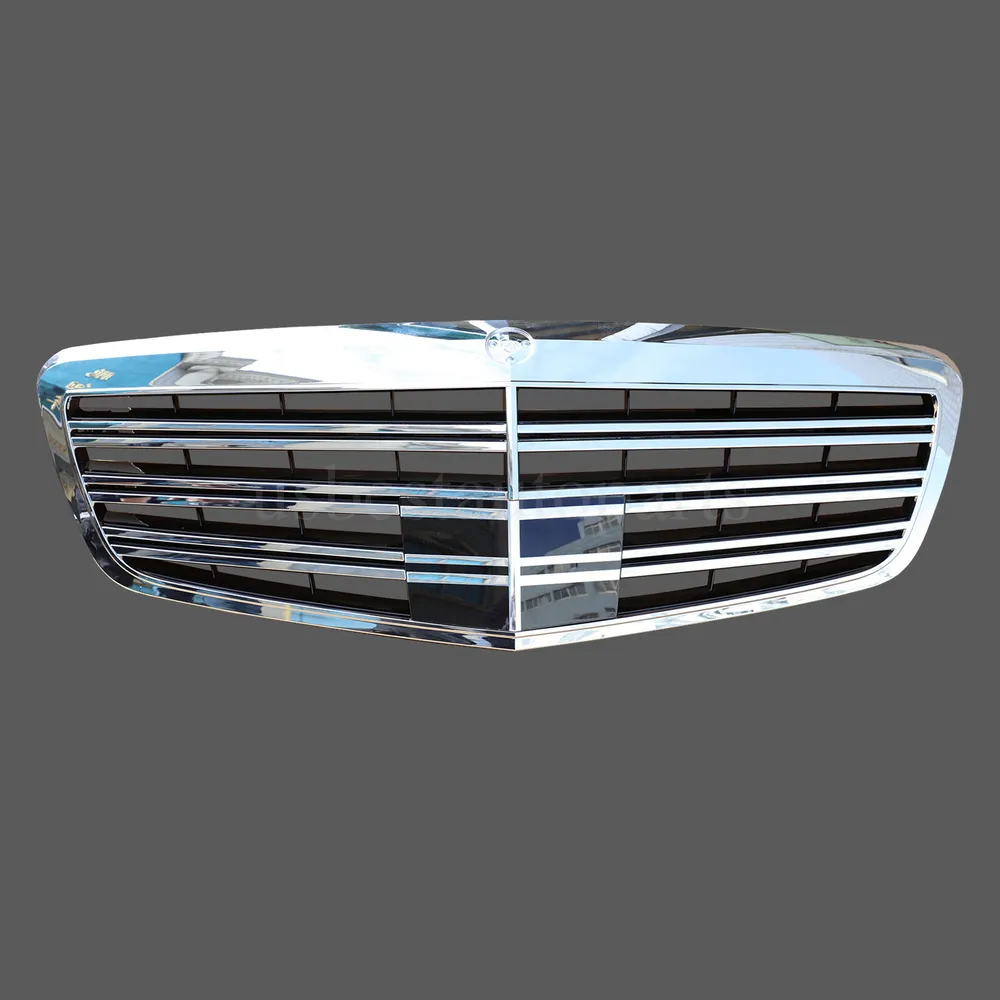 Chrome AMG Style Front Grille Grill for Mercedes Benz S-Class W221 2010 ...