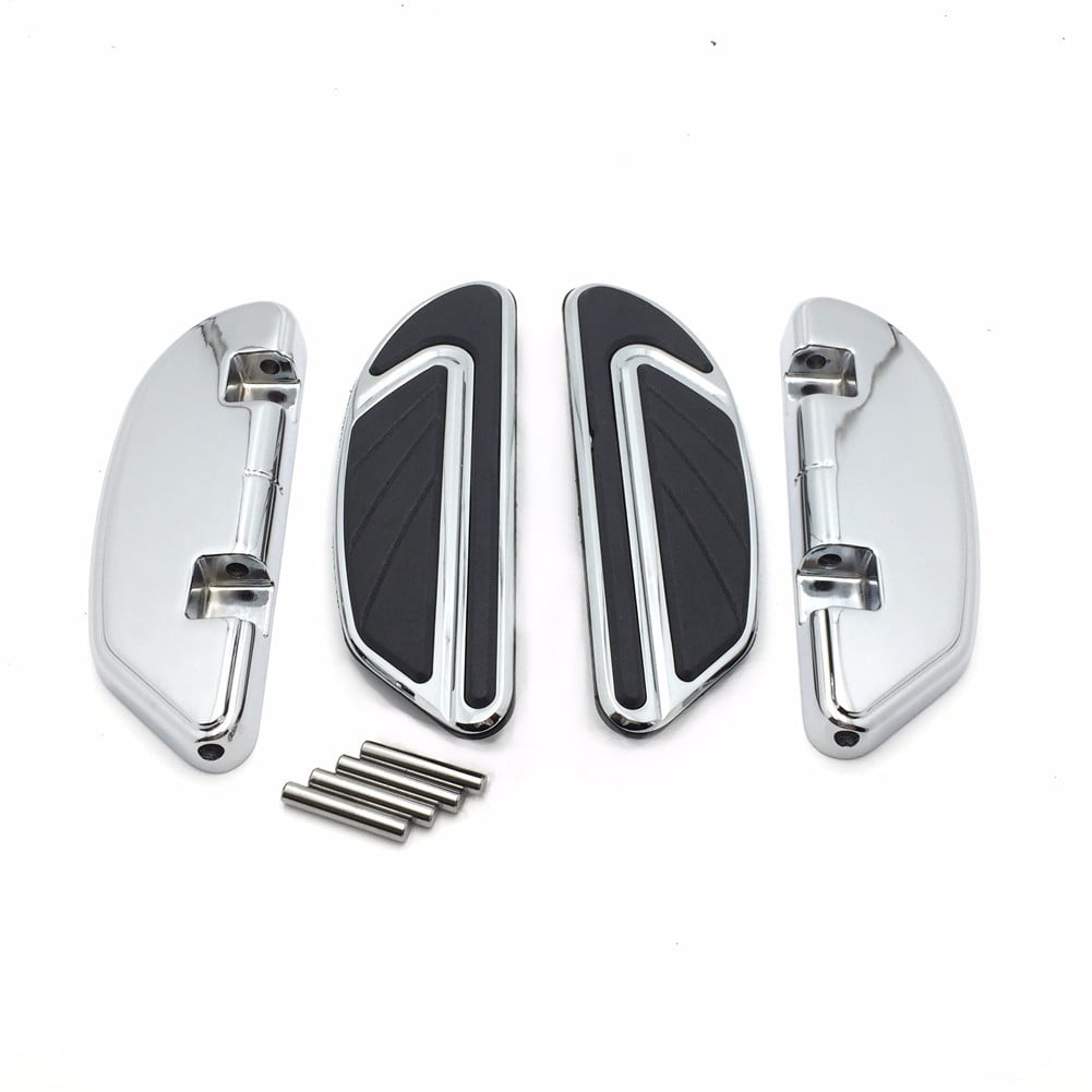 Chrome Airflow Passenger Footboard Kits For Harley 2006-later Dyna ...