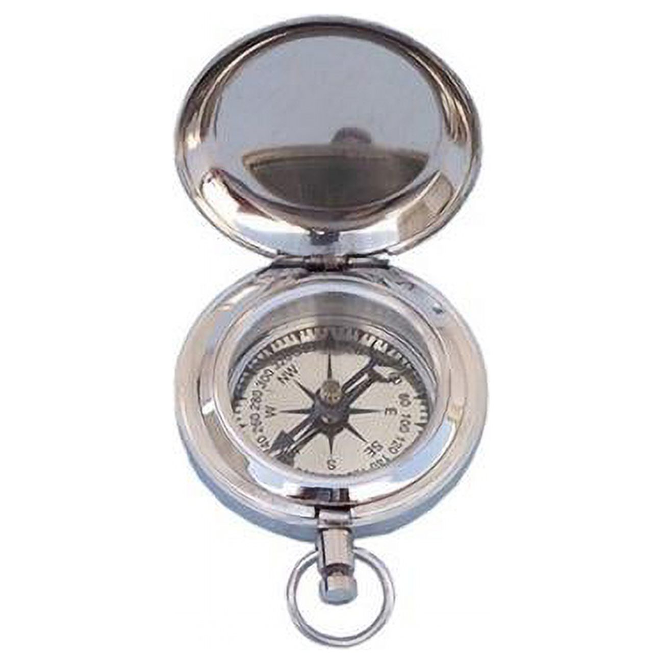 Chrome Anchor Scouts Push Button Compass, 2 in. - Walmart.com